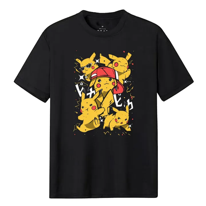 Pokemon character Pikachu design Tshirt for Pokemon fans Girls and Boys ...