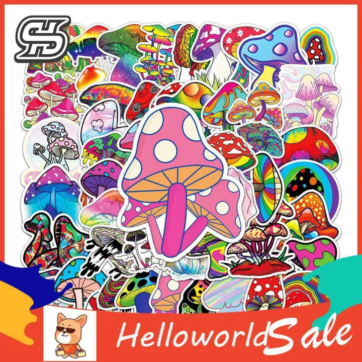 HelloWorld Scrapbook Stickers Lovely Skateboard Water Cup Luggage ...
