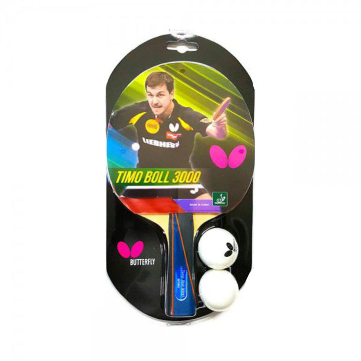 Timo Boll 3000 | Table Tennis Racket | Buterfly Original | Daraz.pk
