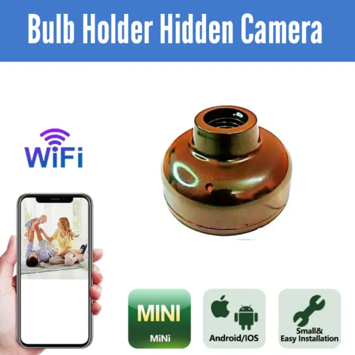 new bulb holder spy Camera WiFi Wireless Monitoring Security Protection ...