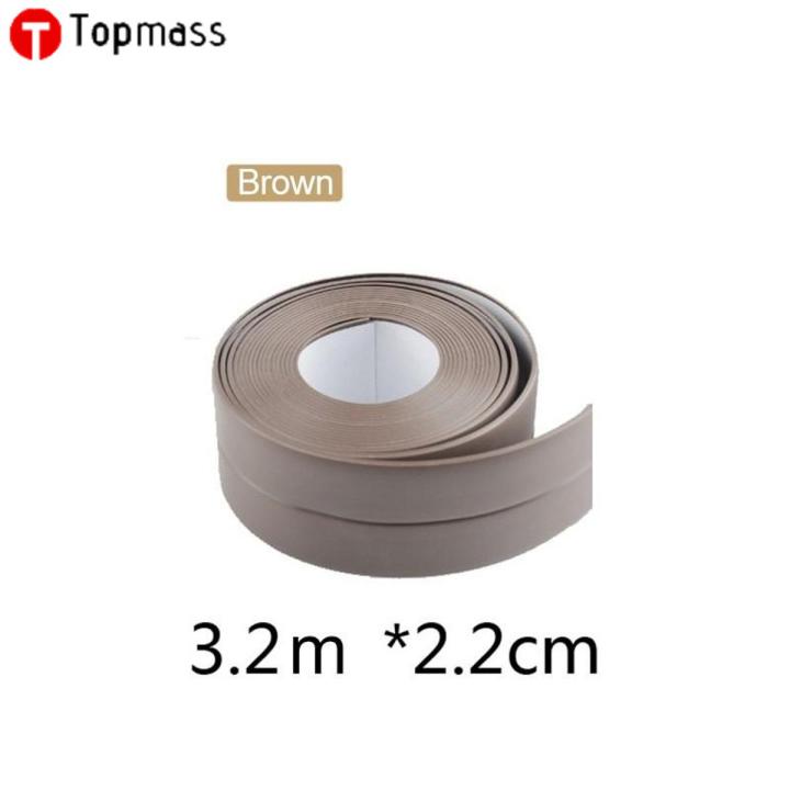 PVC Kitchen Sealing Strip Waterproof Self Adhesive Mold Proof Tape Anti ...
