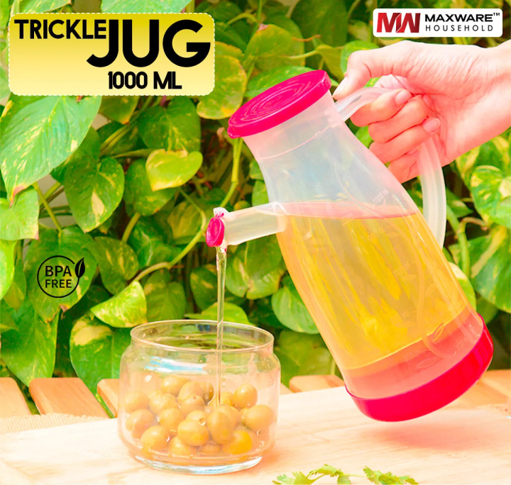 Trickle Jug – 1000ml Oil Bottle | Stylish Oil Dispenser & Jug | Daraz.pk