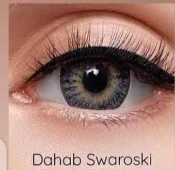 Dahab Swarovski Eye Lenses – Gold Collection #8 | Daraz.pk