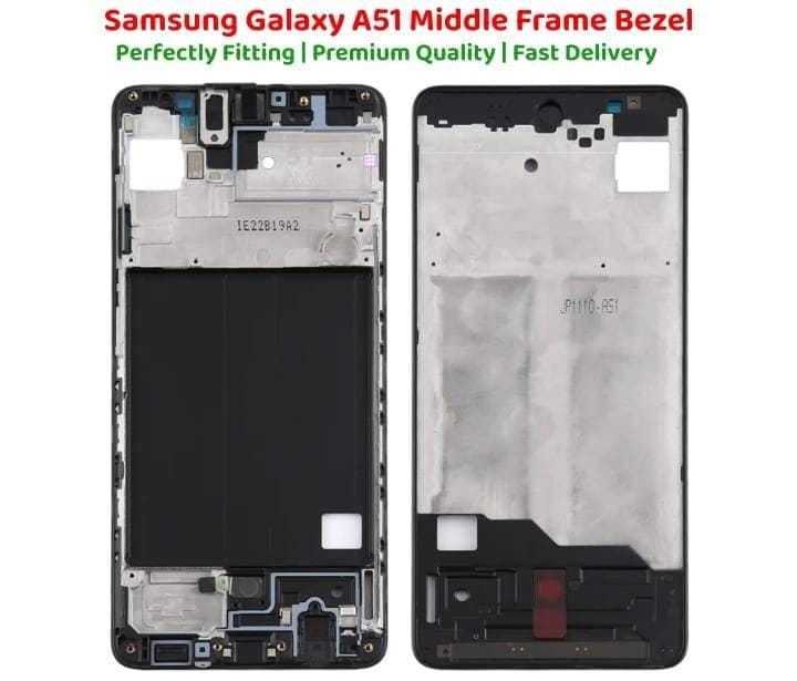 Samsung Galaxy A51 4G Middle Frame New High Quality Front Bezel Frame ...