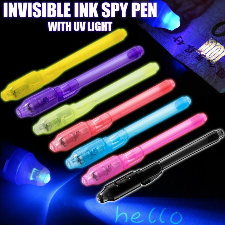 Artisan Invisible Ink Pen – Creative Magic Writing Pen with UV Black ...