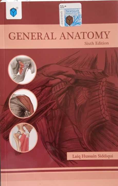 General Anatomy 7th Edition by Laiq Hussain2025 | Daraz.pk