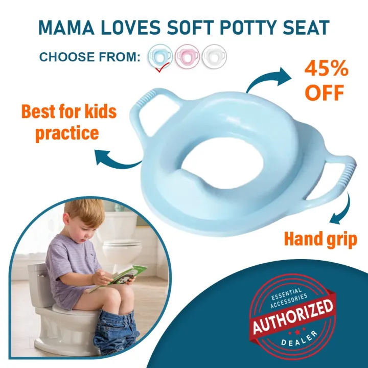Potty Training Seat For Boys and Girls With Handles Fits Round & Oval ...