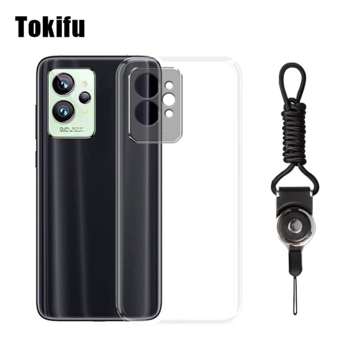 Tokifu For Realme GT 2 Pro Back Cover Soft Casing Transparent TPU ...