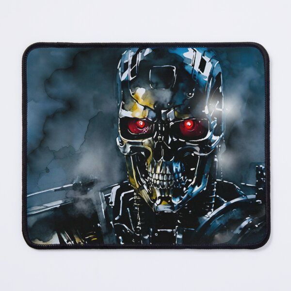 Terminator T 800 Mouse Pad Mens Carpet Gaming Anime Computer Gamer Play ...
