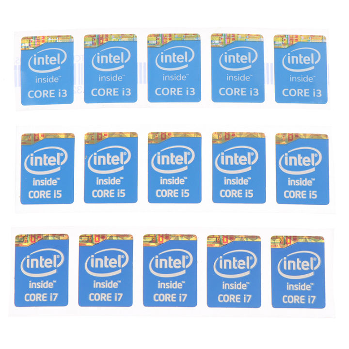 5pcs 4th Generation Intel Core I3 I5 I7 Sticker Label Notebook ...