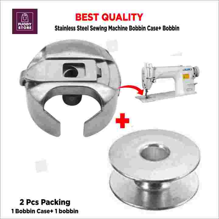 2 Pcs Pack Juki Sewing Machine Bobbin Case and bobbin Fits Most Brands ...