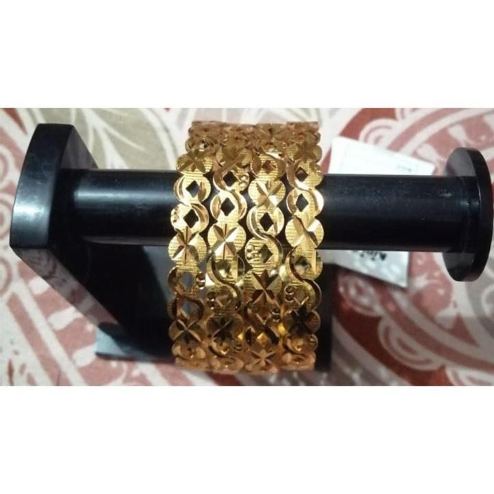 Bangles - Gold Plated hand made Jali design 4 Piece | Daraz.pk