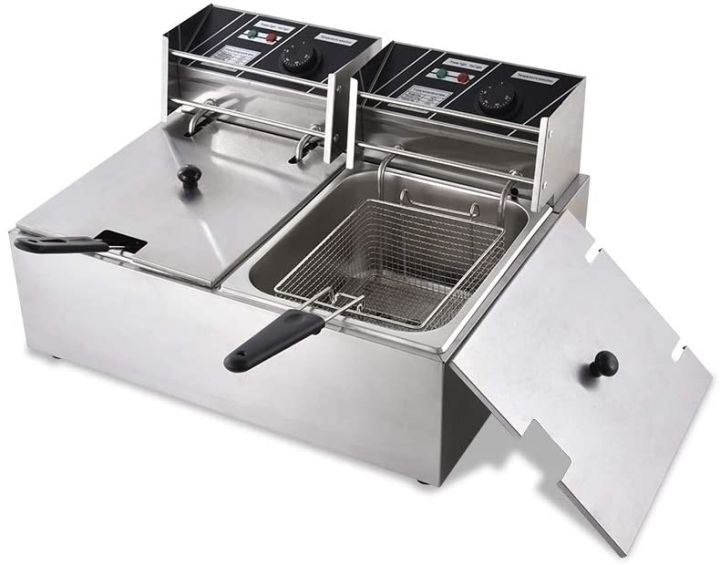 Professional 12L Electric Dual Tank Deep Fryer | Daraz.pk