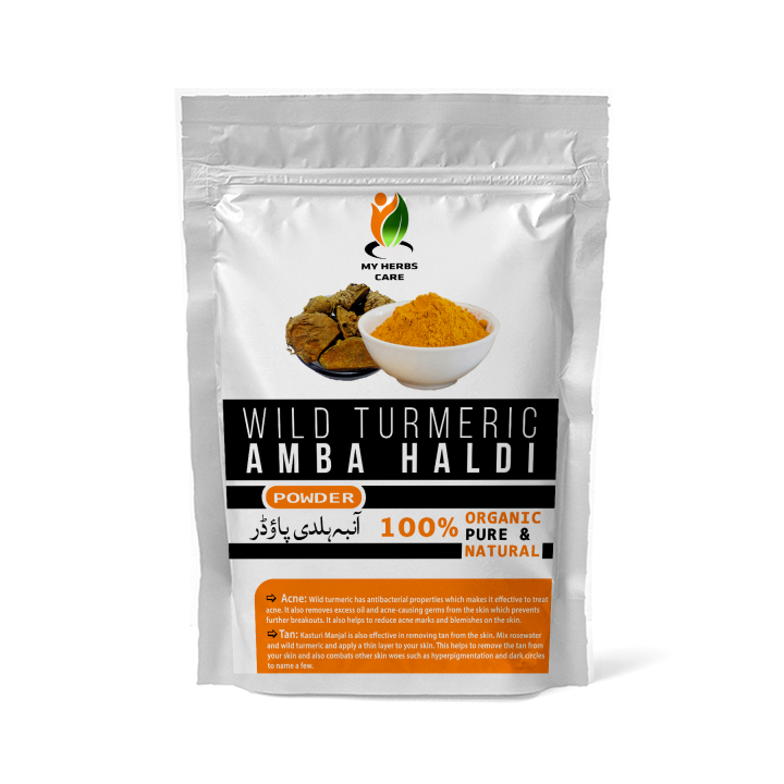 National Herbs Wild Turmeric Powder (جنگلی ہلدی - آنبہ ہلدی) – 50 gm ...