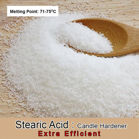 Stearic Acid Powder for Candle Making, Soap and Cosmetics, Premium ...