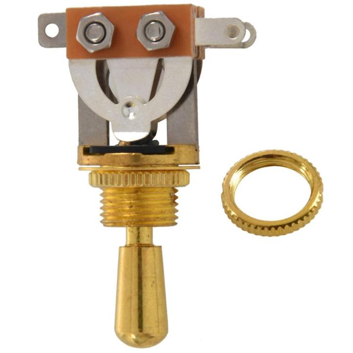 5X Gold Electric Guitar 3 Way Toggle Switch Pickup Selector Switch with ...