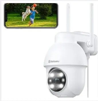 High Tech 360° 2K Security CCTV Camera Outdoor/Indoor, Color Night ...