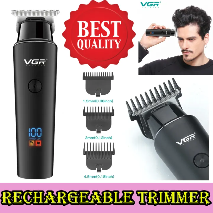 Genuine VGR V-937 Rechargeable Professional Electric Hair Trimmer ...