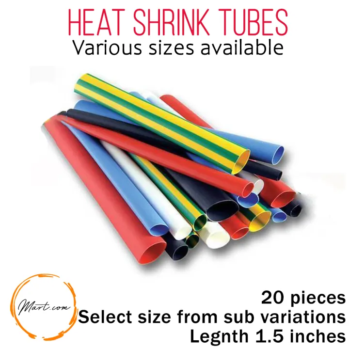 1.5 Inch (39mm) 2:1 Waterproof Heat Shrink Tubes Marine Grade Wire ...