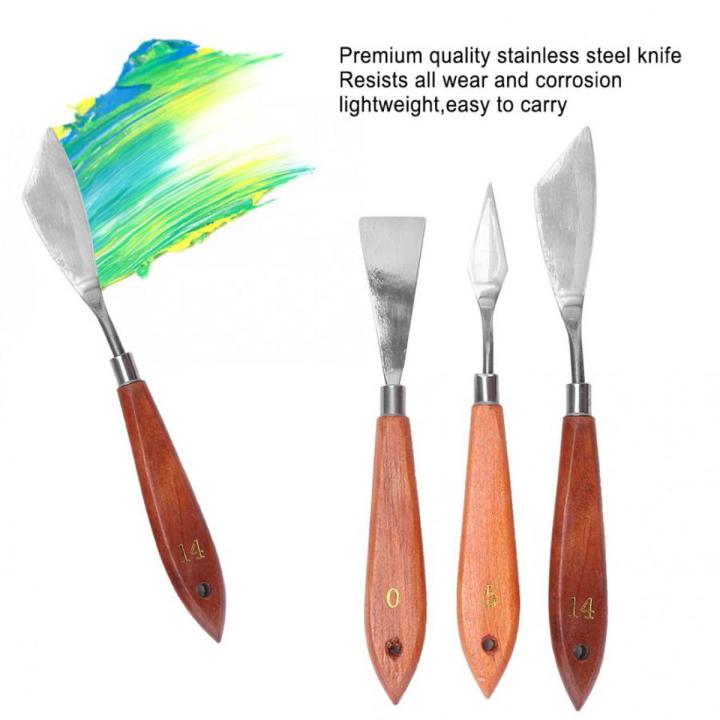 Popular Practical 3 Piece Neutral Palette Knife Scraper Palette Knife ...