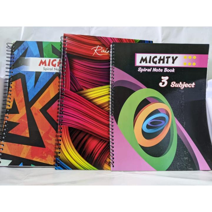 Spiral Notebook A4 Size in 3/4/7 subjects | Daraz.pk