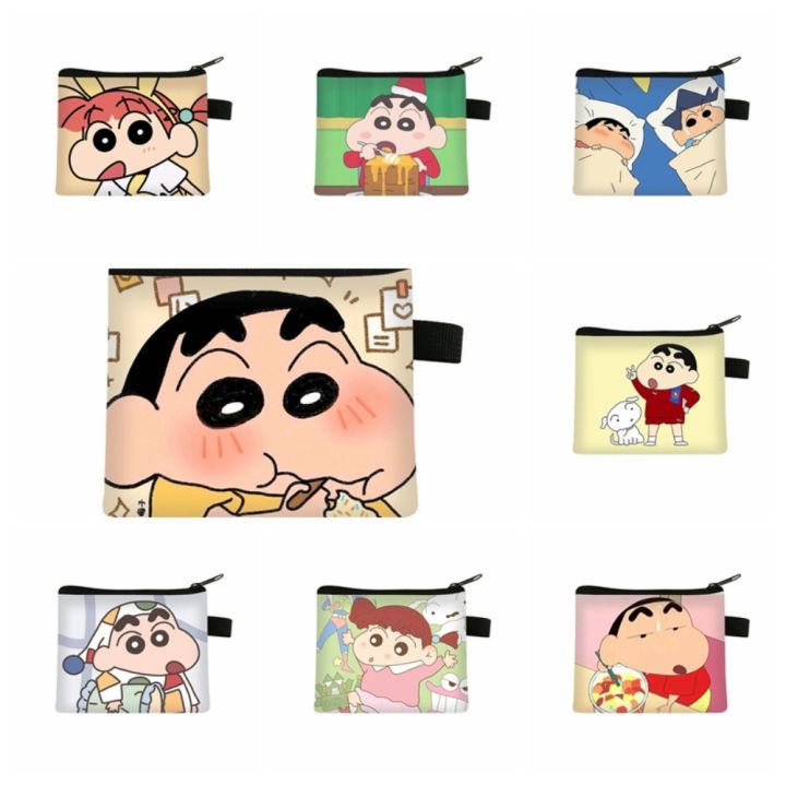 Personality Single Layer Crayon Shin Chan Coin Purse Storage Bags ...