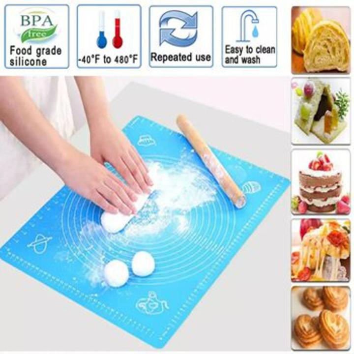 Kitchen Baking Mat - Extra Large [For rolling rotis, pizza, cakes and ...