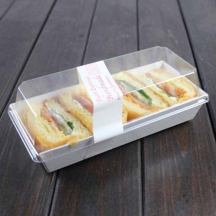 Rectangular White Paper West Point Pancake Palte 5 Sets Sandwich Box ...