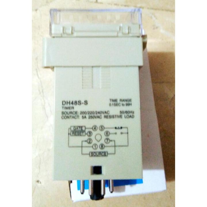 OMRON DOUBLE TIMER DH48S-S 8PIN 220V AC | Daraz.pk