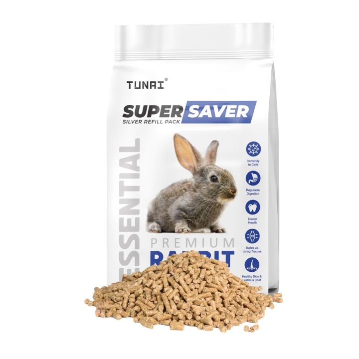 Tunai Super Saver Rabbit Food Silver Pack | 500g | - Has DHA Omega 3&6 ...