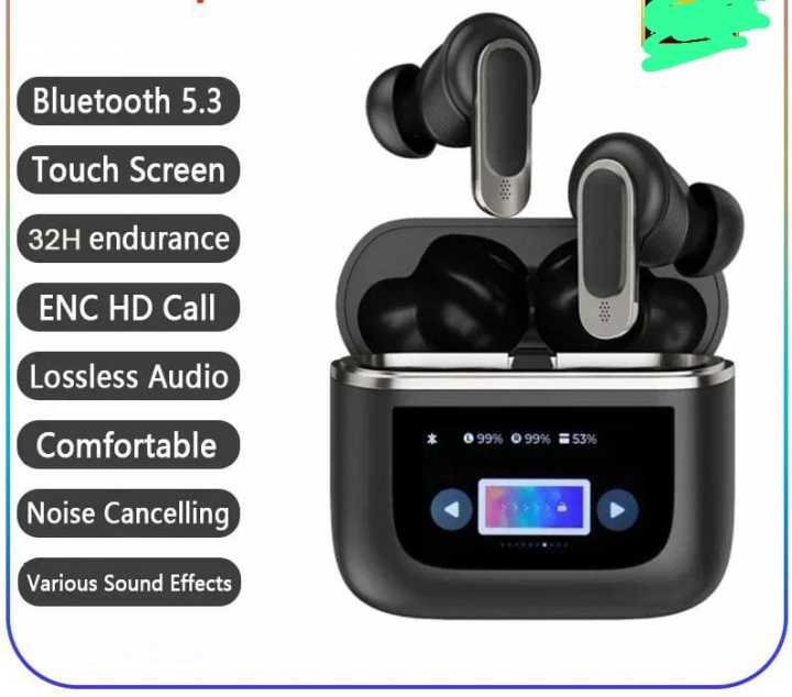 LCD TouchScreen EarBuds with NoiseCancellation Features and many more ...