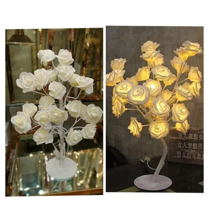 White Rose tree lump 24 LED light | Daraz.pk