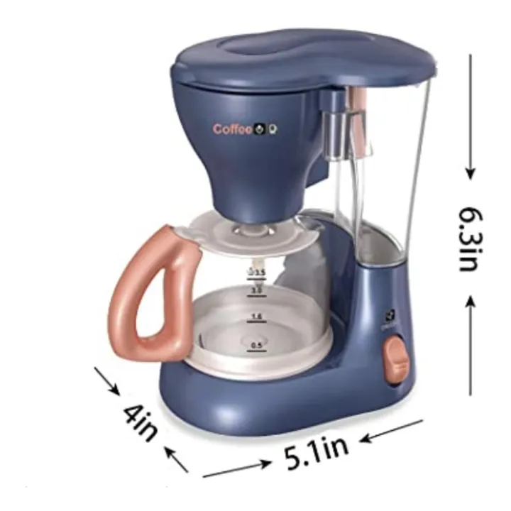 DoxiGlobal Kids Coffee Maker Toys with Sounds Lights Breakfast Kitchen ...