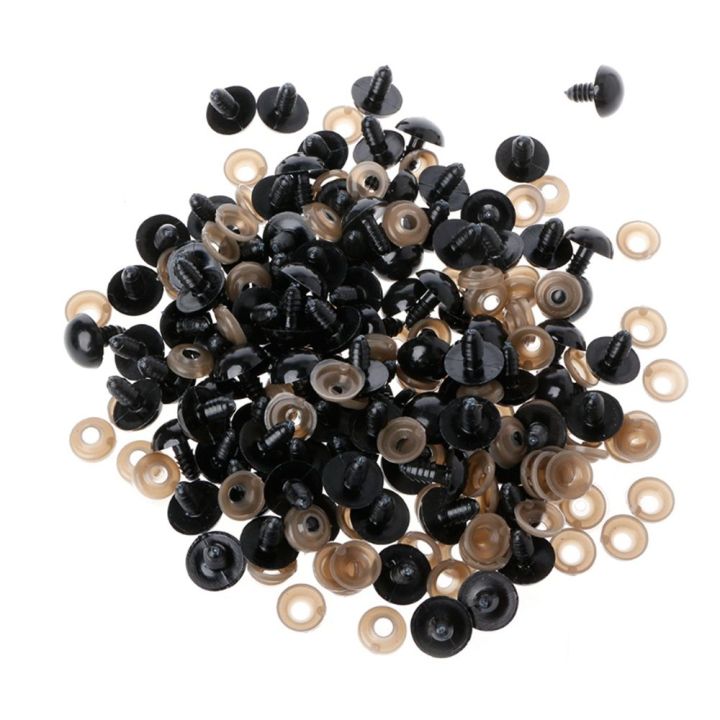 100 pcs/set Plastic DIY Safety Puppets Eyes Doll Eyes Crafts Making Toy ...