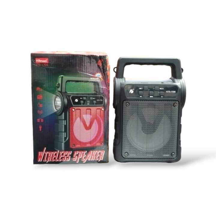 Get KTS 1706 4Inch Portable Solar Rechargeable Wireless Bluetooth ...