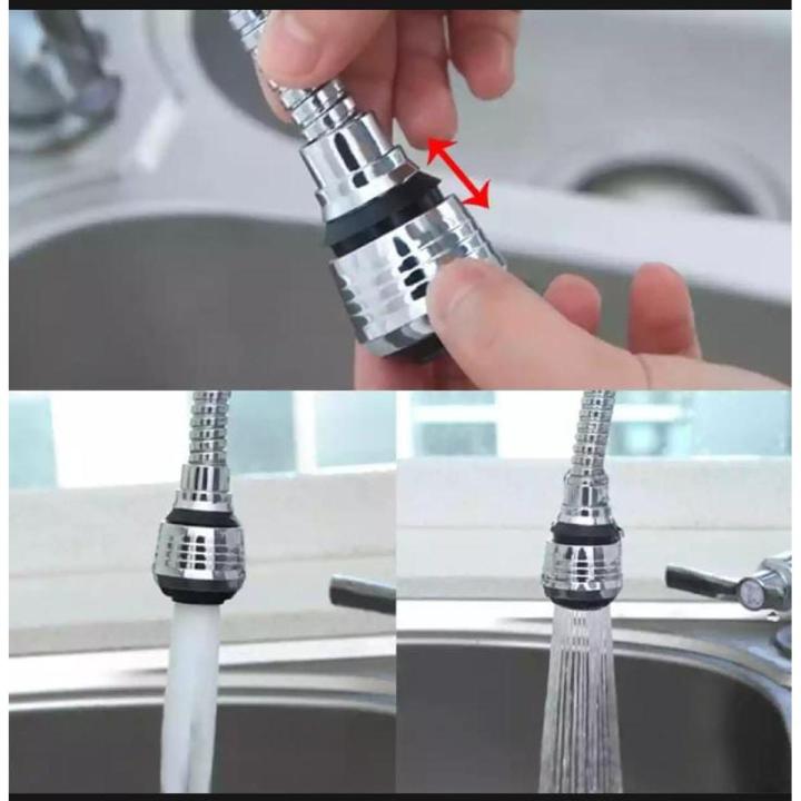 Universal Turbo Flex splash 360 degree swivel tap water filter nozzle ...