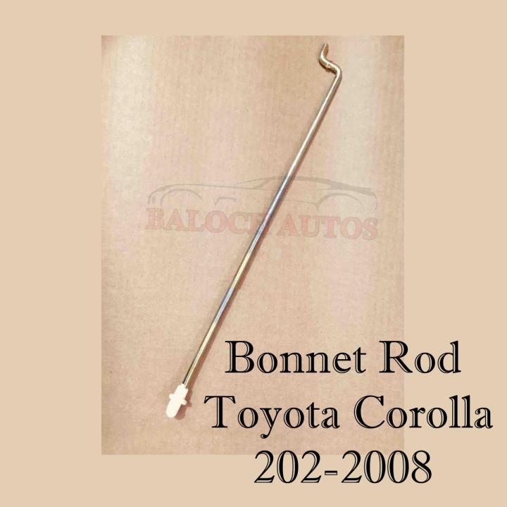 Stainless Steel Bonnet Rod For Toyota Corolla (2002-2008) - Engine Hood ...