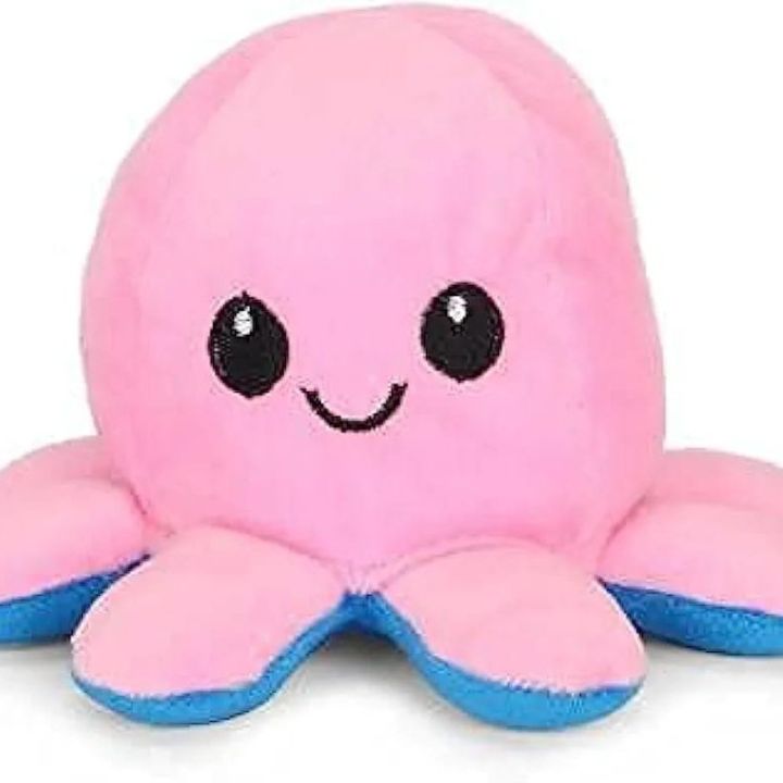 Octopus 1PC Soft Toys - Mood Change Double-Sided Flip Plush Toy with ...