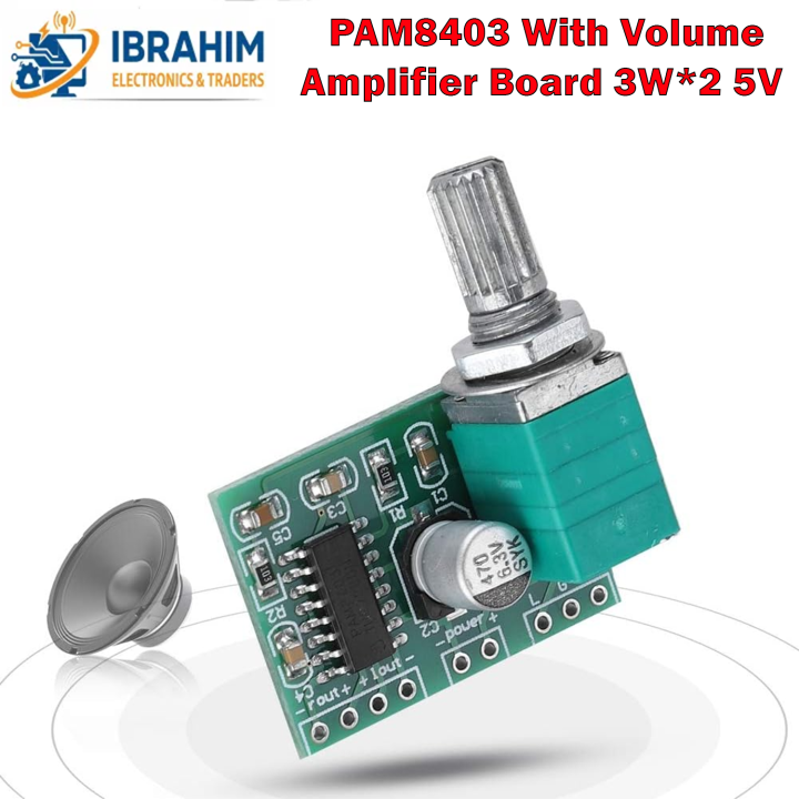 PAM8403 Mini 5V Digital Power Amplifier Module 2 * 3W Audio Amplifier ...