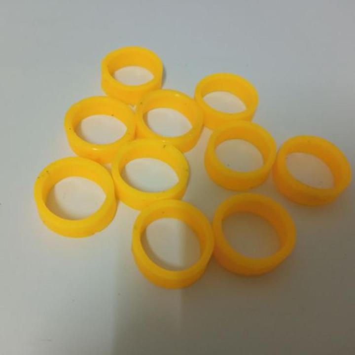 pack of 10 hens ring yellow color rubber | Daraz.pk