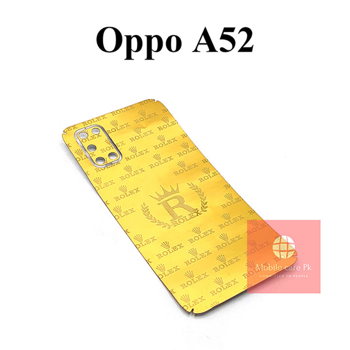 Oppo A52 Back Sheet Gold Protector | Daraz.pk