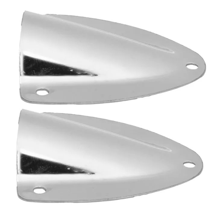 2pcs Cable Management 316 Stainless Steel Clam Shell Vent Cover Silver ...