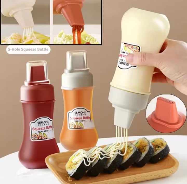 Squeeze Sauce Bottle, Hand Wash Only, PVC Free, Food Grade Kitchen ...