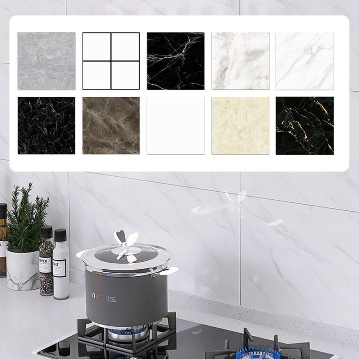 Wall Decoration 3D Self Adhesive Tiles Floor Stickers Moisture-proof ...