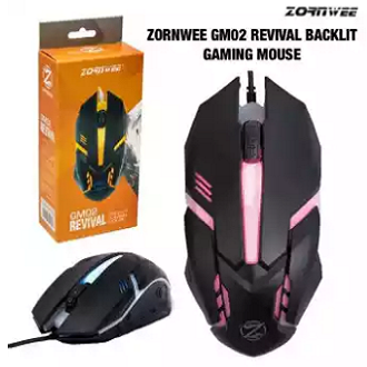 ZORNWEE GM02 REVIVAL BACKLIT GAMING OPTICAL MOUSE | Daraz.pk
