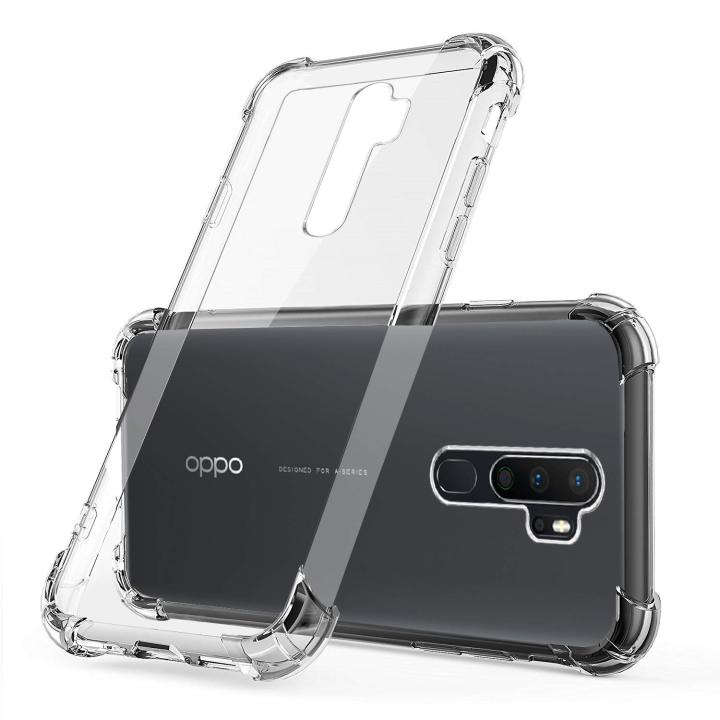 Oppo A9 2020 Anti-Shock Air Cushions Drop Resistance Transparent TPU ...