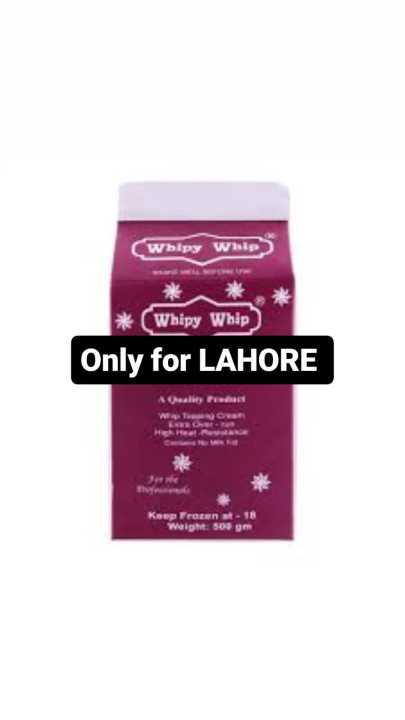 Whippy Whip Whipping Cream 500G | Daraz.pk