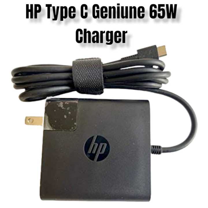 Hp Type C Geniune 65W AC Adapter For laptop | Daraz.pk