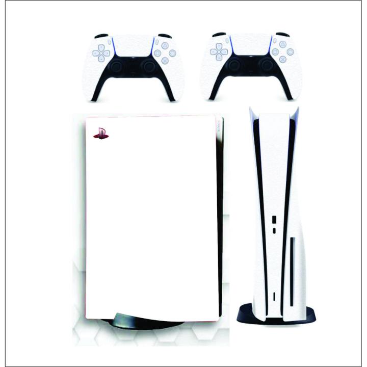 Sony Ps5 Disc Edition full body skin with 2 Controllers( just skin not ...