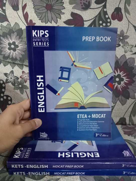 KIPS ENTRY TESTS PREP BOOK EHGLISH ETEA+ MDCAT | Daraz.pk
